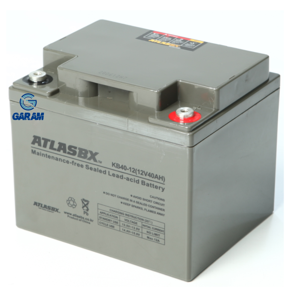 - KB40-12 아트라스 무보수 무누액 밀폐형 배터리